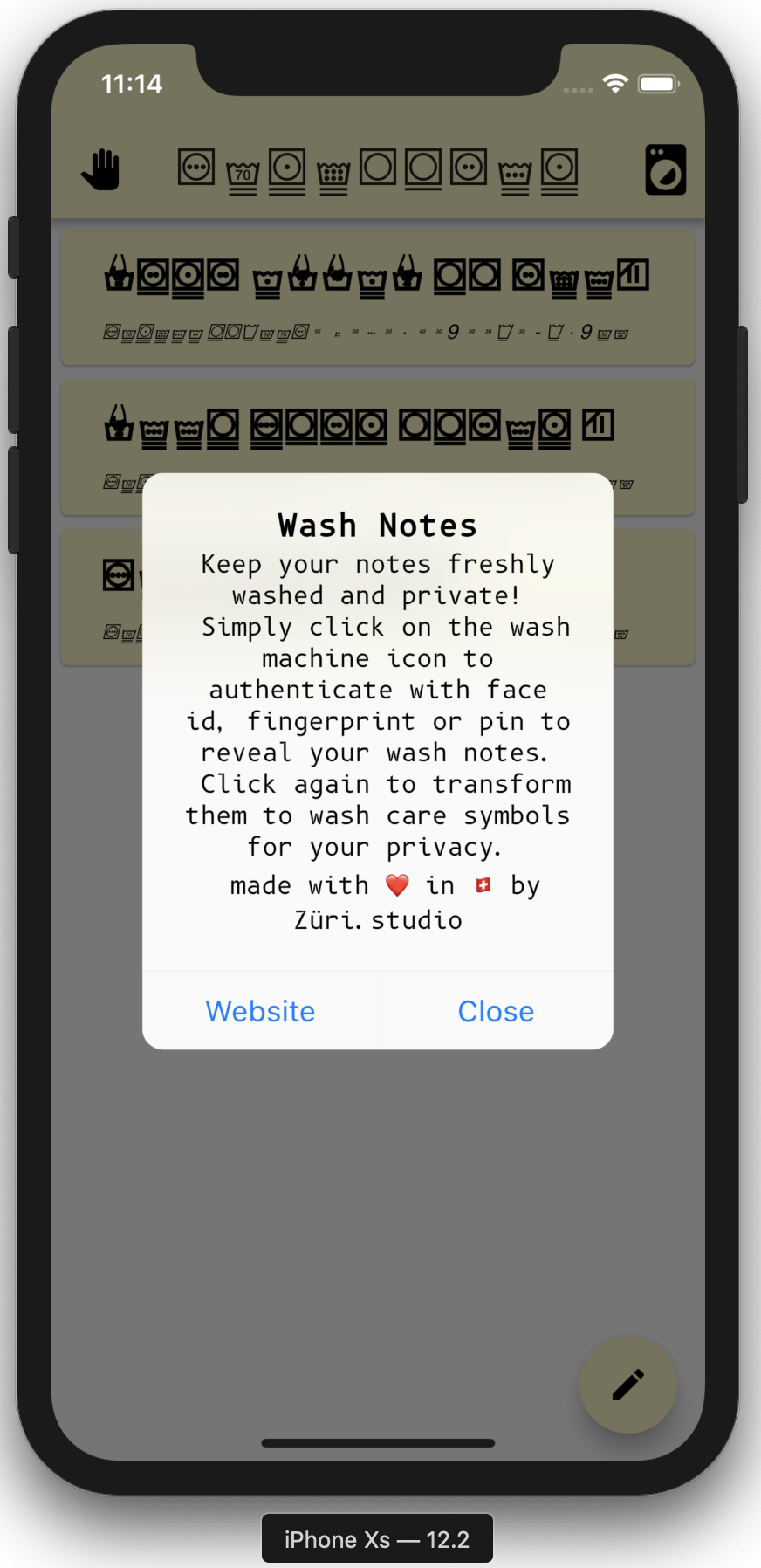 Washnotes.app